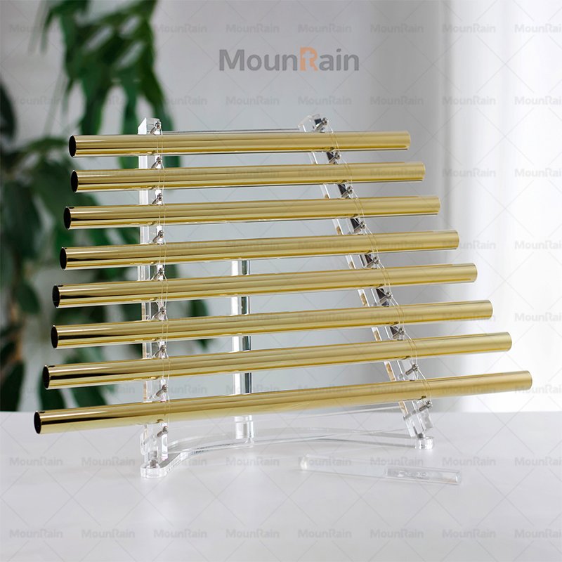 Crystal harp-Golden color - Mountain Rain Healing Instruments